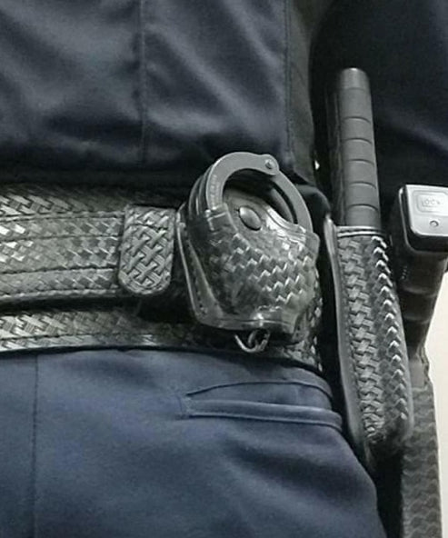 Basket Weave Duty Belt Back Support | BackUpBrace – BackUpBrace.com